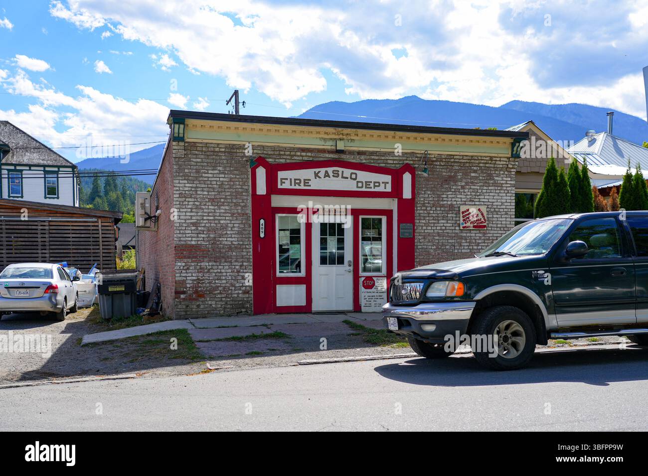 Ancient fire station repurposed as a thrift store in Kaslo, an ancient ...