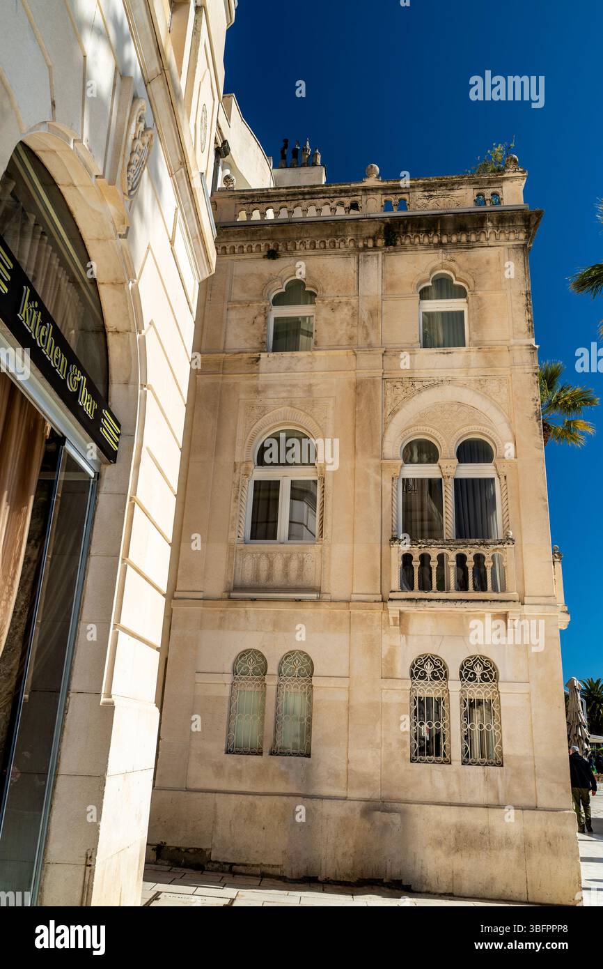 Perovic House, or House of the merchant Perovic in Split, Croatia. A ...