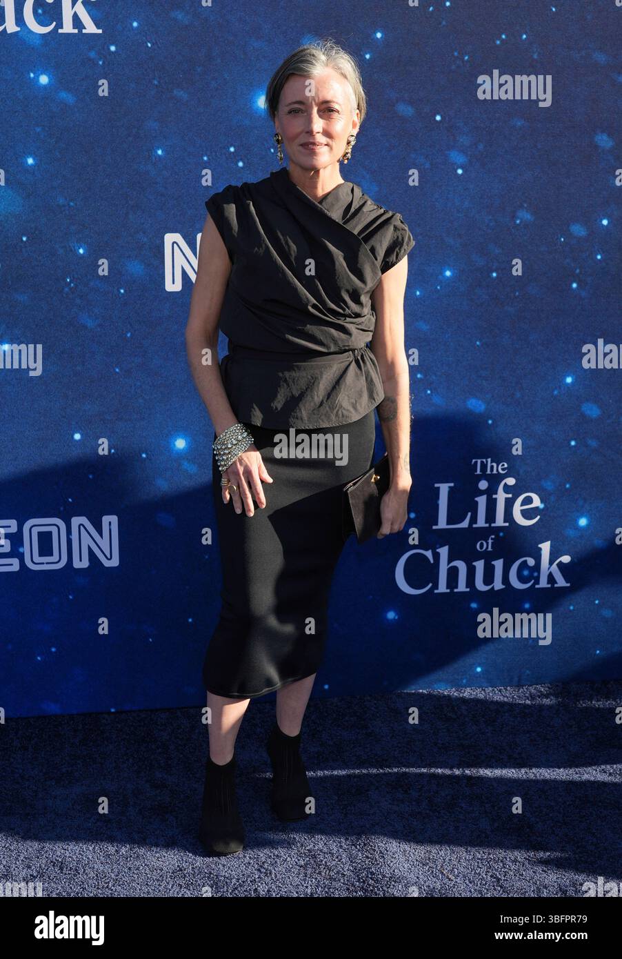 Mia Sara arrives at the premiere of "The Life of Chuck" on Monday, June ...