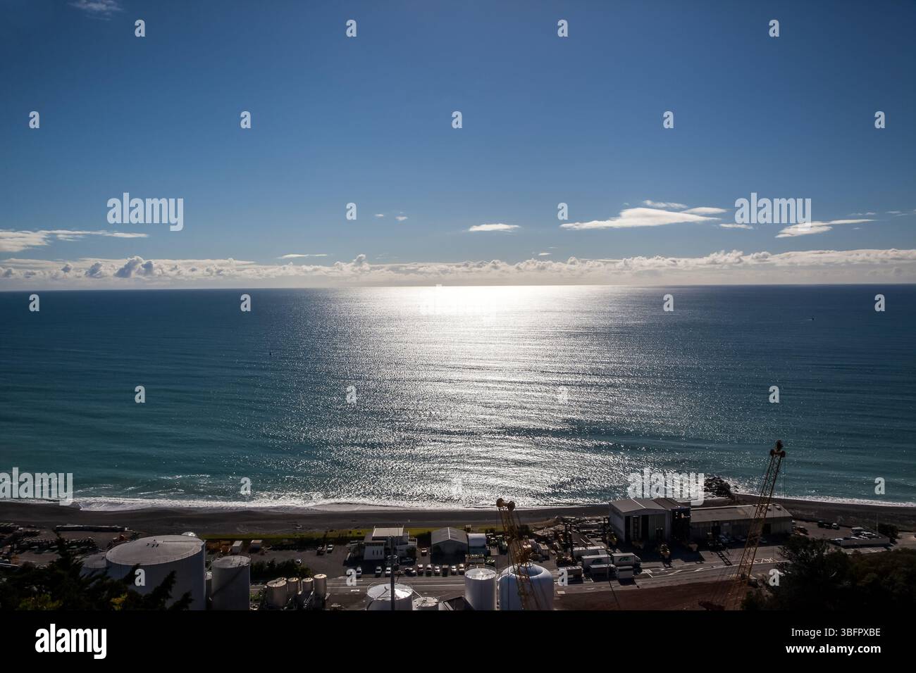 A general View of Napier,New Zealand's North Island Stock Photo - Alamy