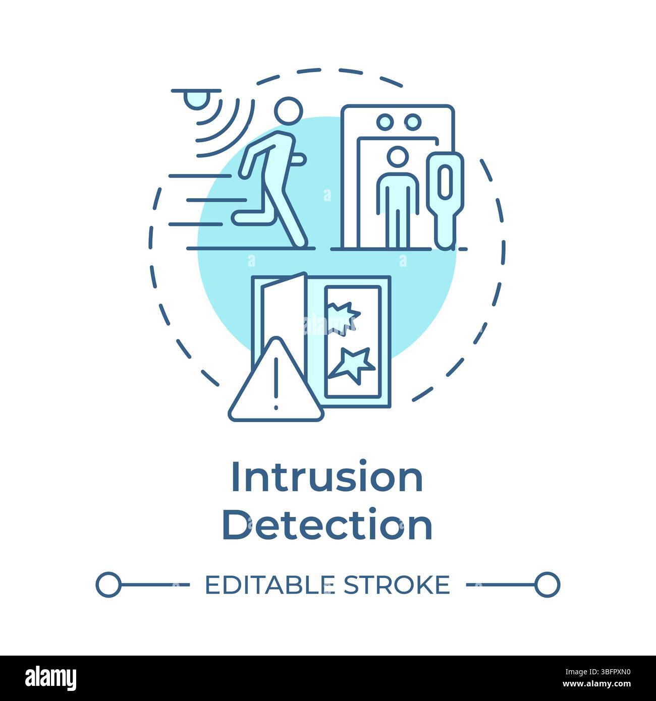 Intrusion detection system image Cut Out Stock Images & Pictures - Alamy