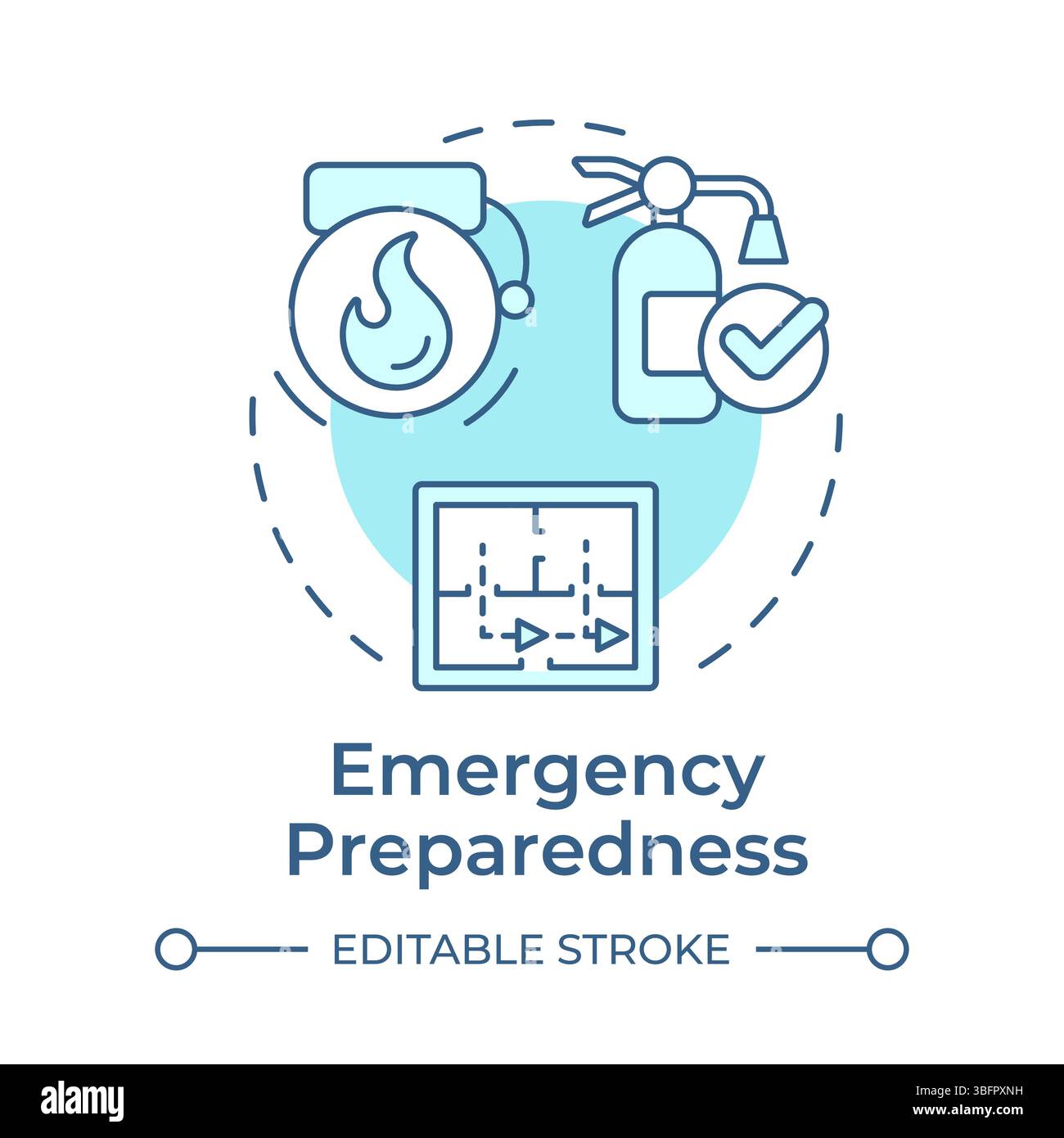 Security preparedness Stock Vector Images - Alamy