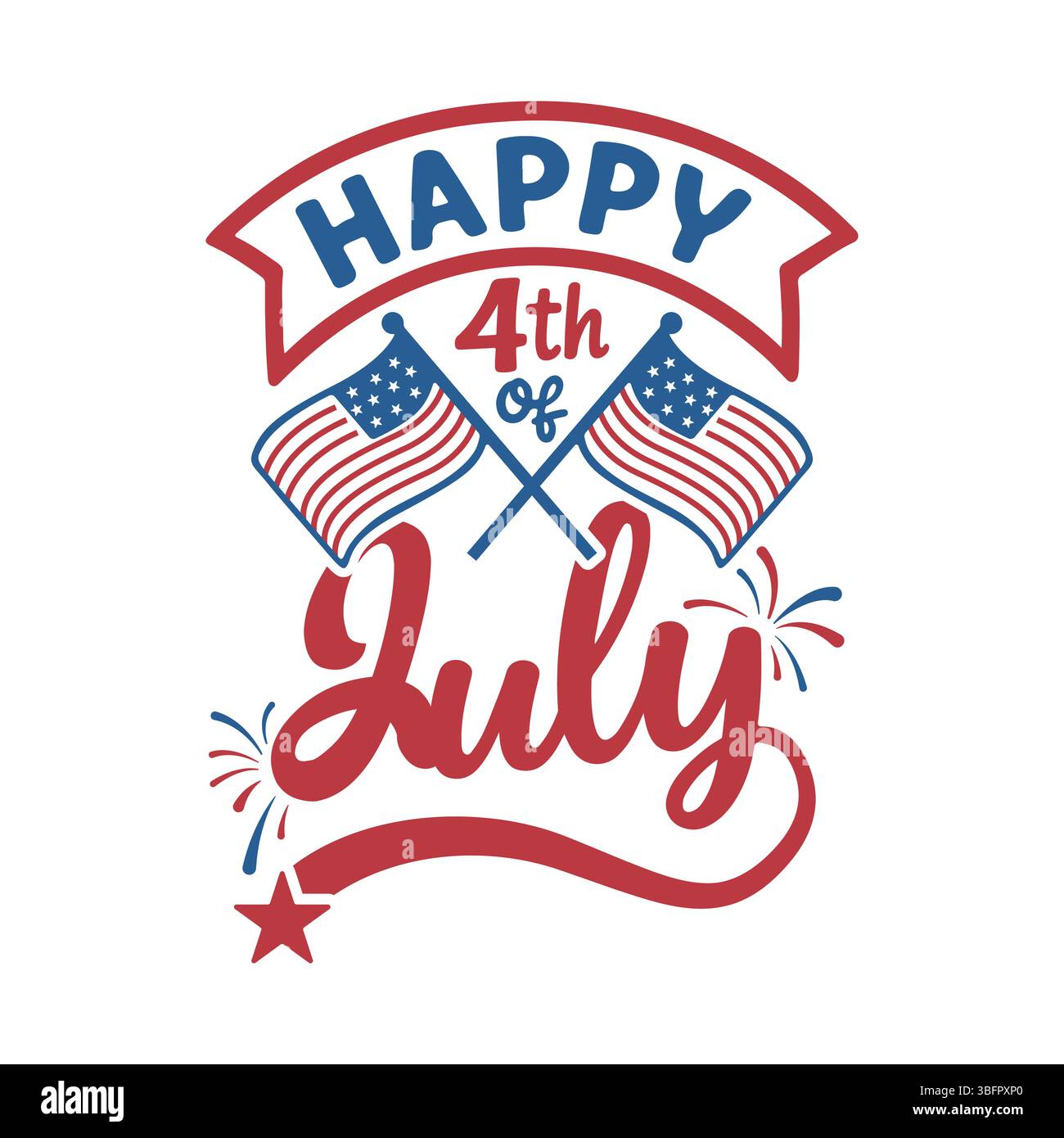 Happy 4th of July Svg, Happy 4th of July T-shirt Design, Happy 4th of ...