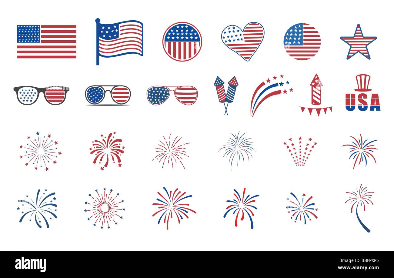 4th of July SVG Bundle, Fireworks SVG, Independence Day Svg, 4th of ...