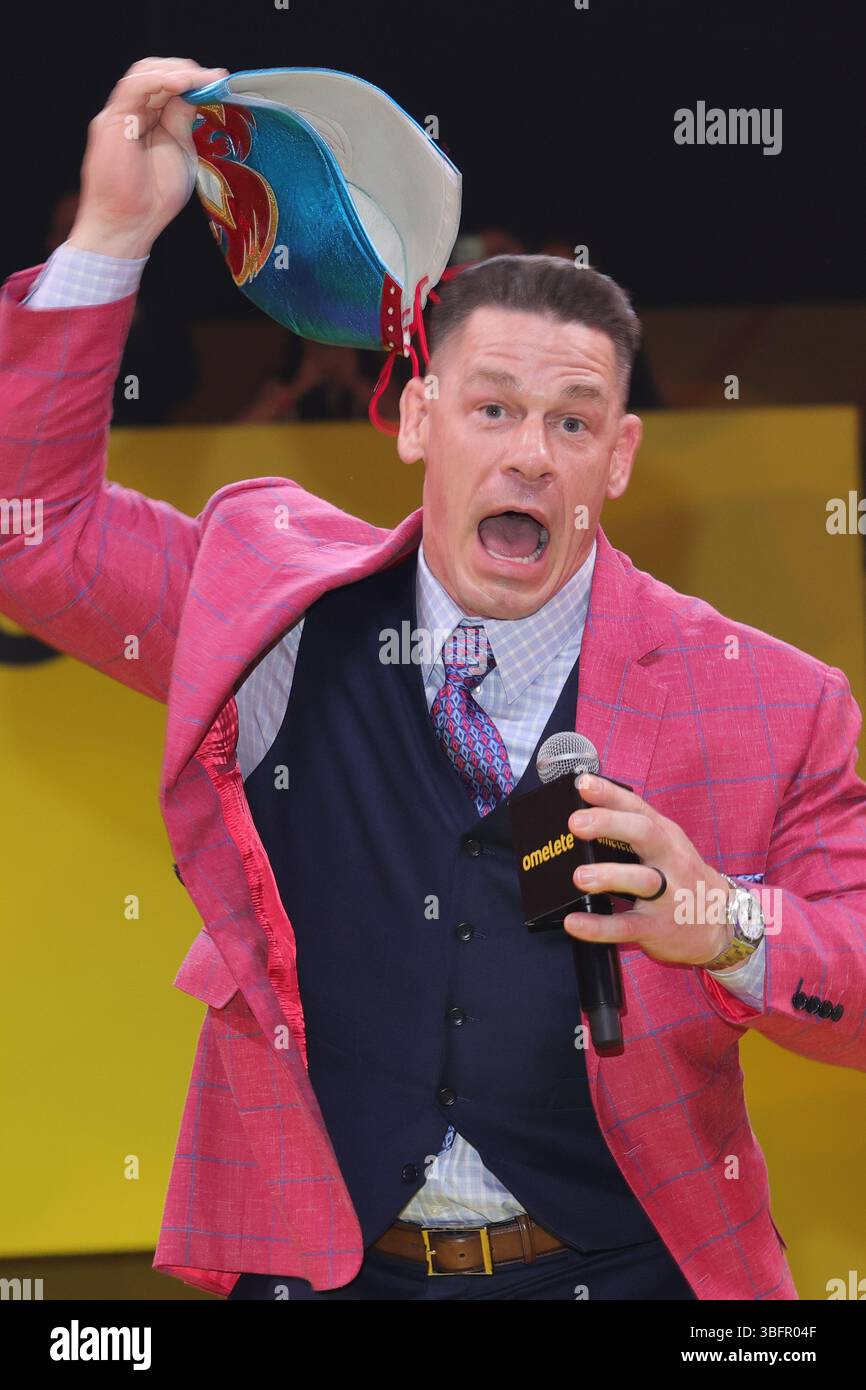Actor John Cena participates in the presentation for the DC Comics TV ...