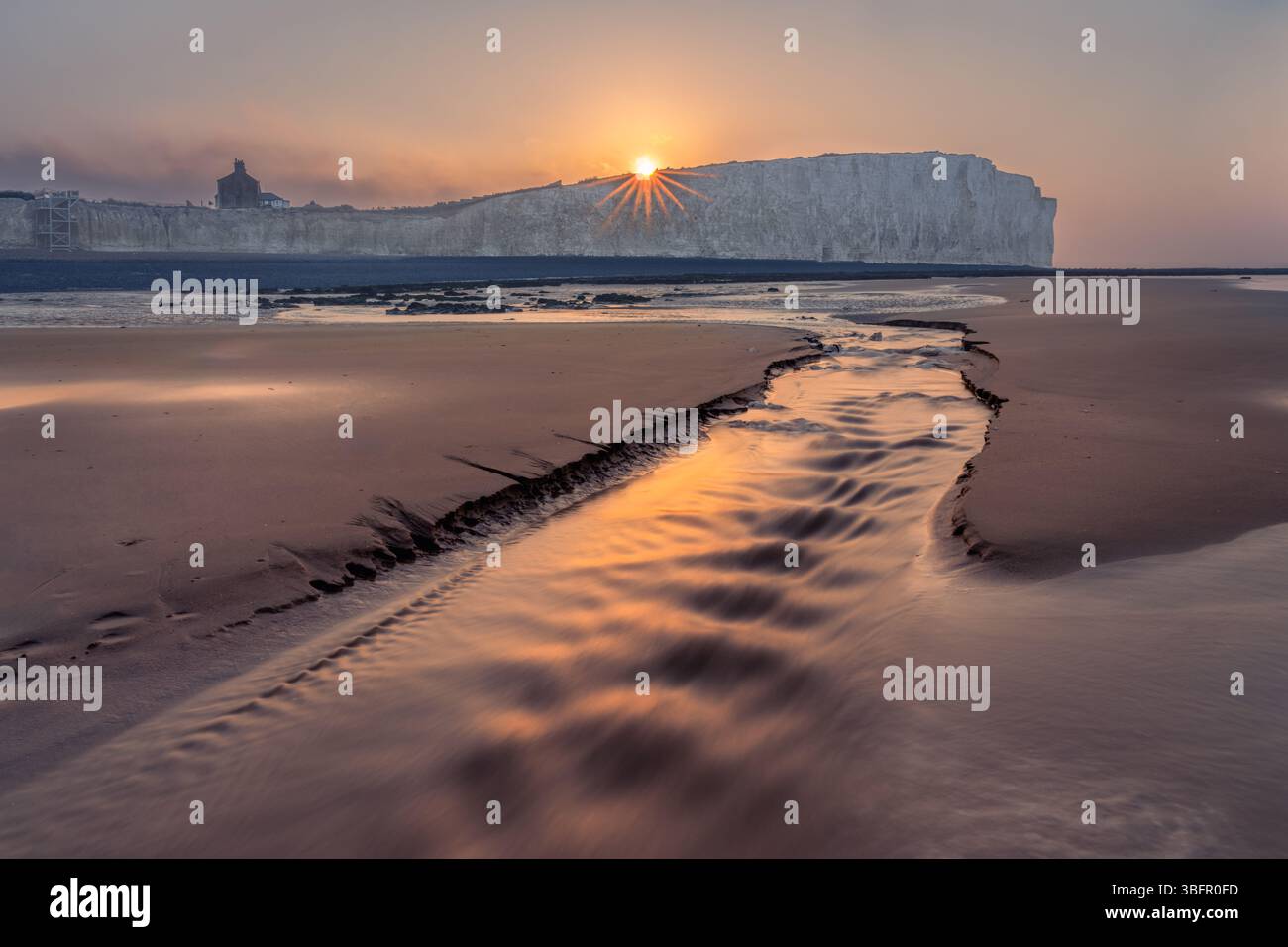 Birling Gap sunrise Stock Photo - Alamy