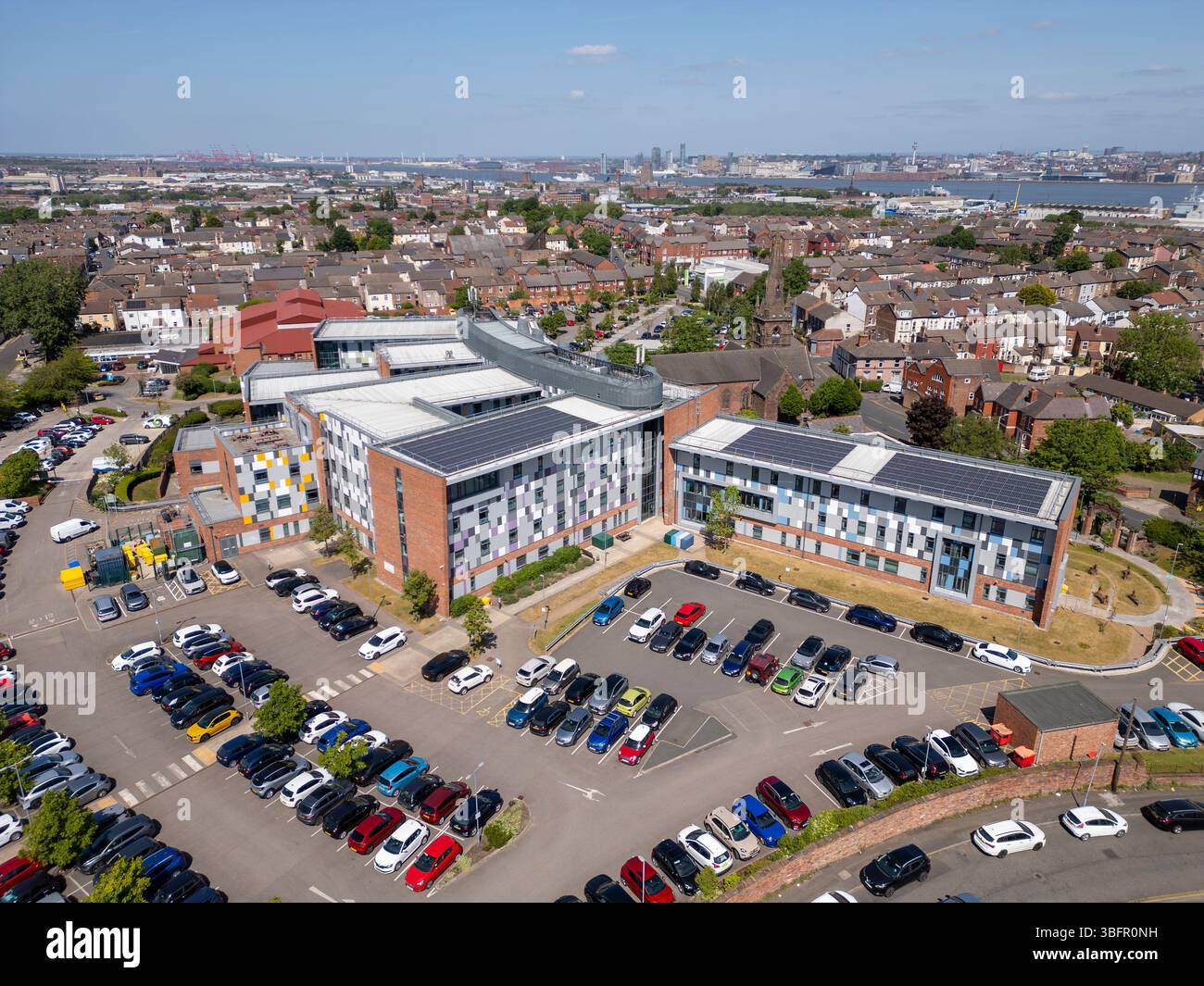 St Catherine’s NHS Health Centre car park, Birkenhead, Wirral ...