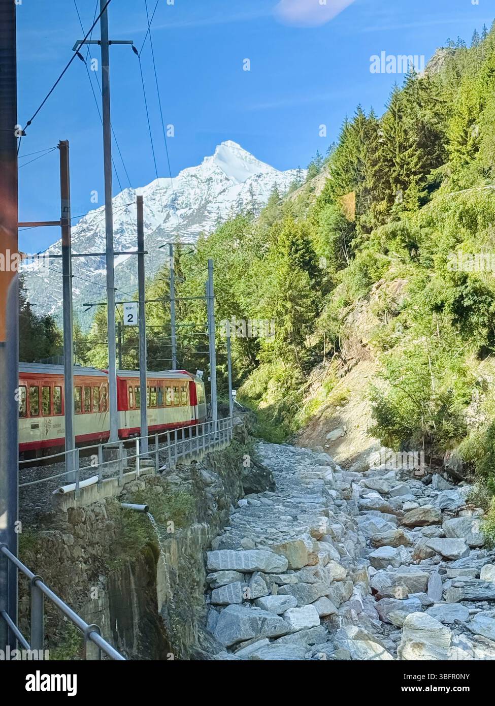 Zermatt, Switzerland in summer. May 30, 2025. The Swiss Gornergrat ...
