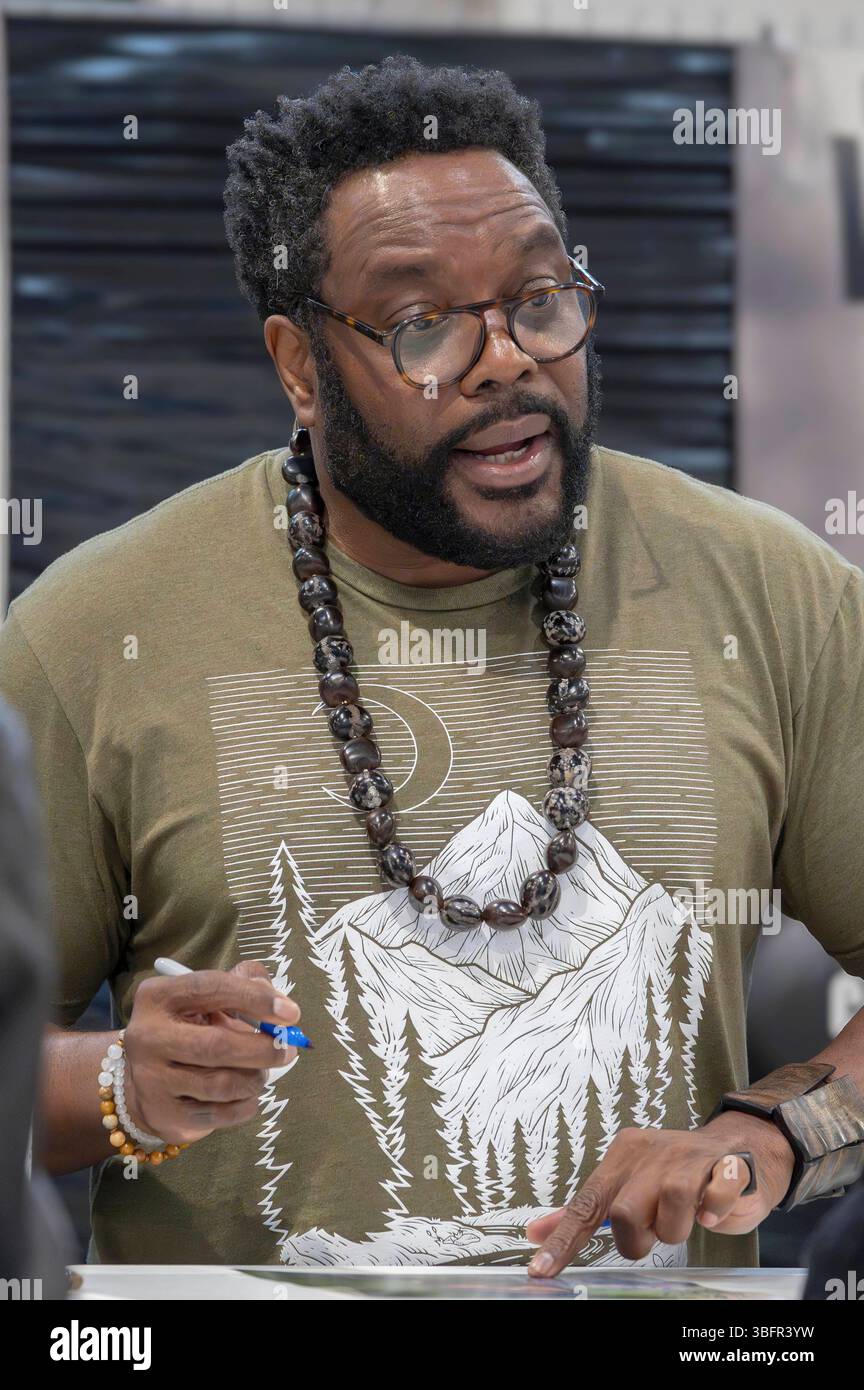 Chad L. Coleman auf der German Walker Con 2025 in der Turbinenhalle ...