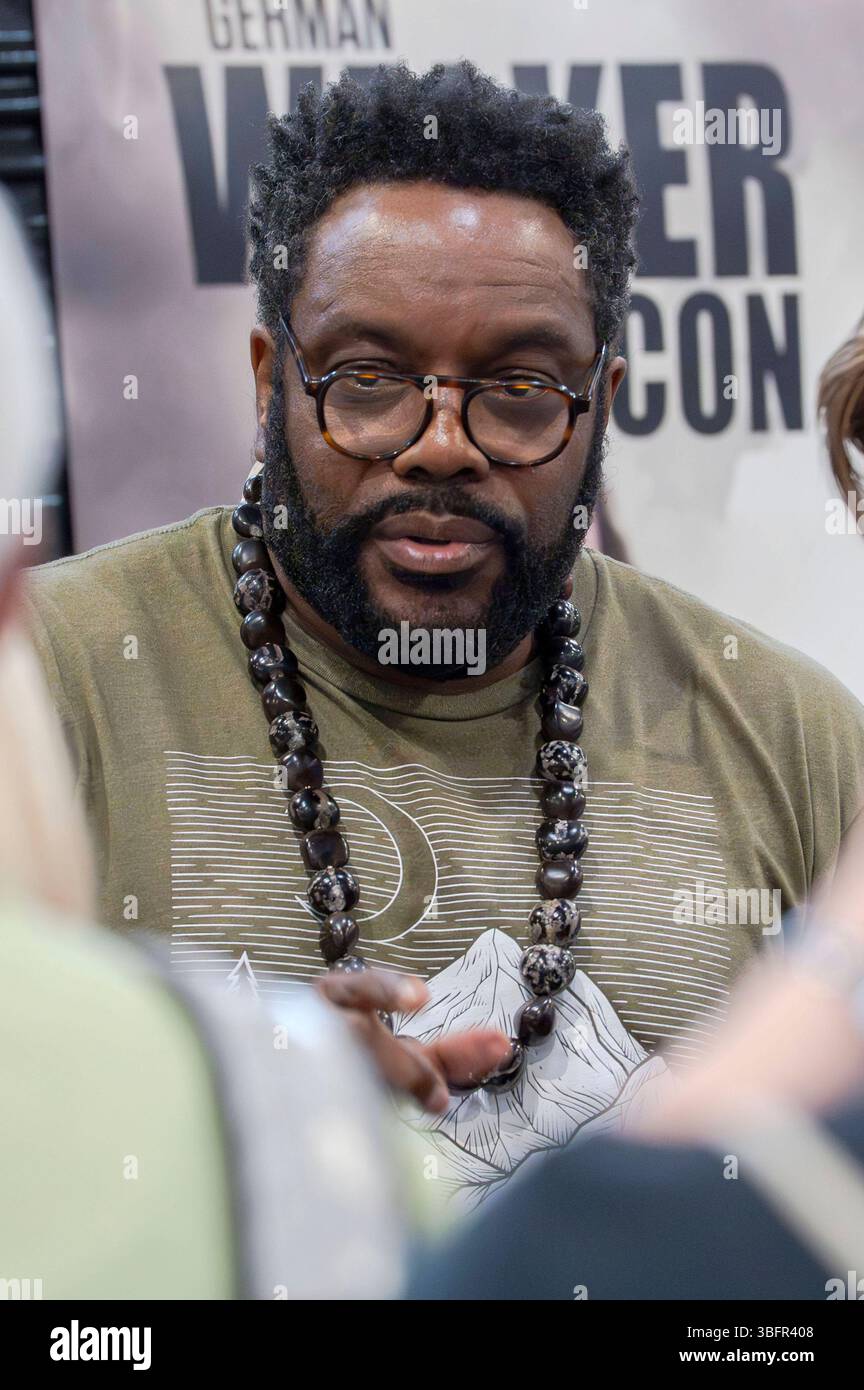 Chad L. Coleman auf der German Walker Con 2025 in der Turbinenhalle ...