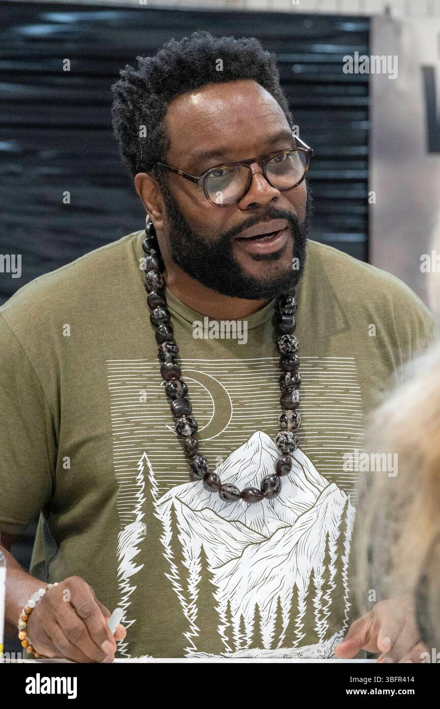 Chad L. Coleman auf der German Walker Con 2025 in der Turbinenhalle ...