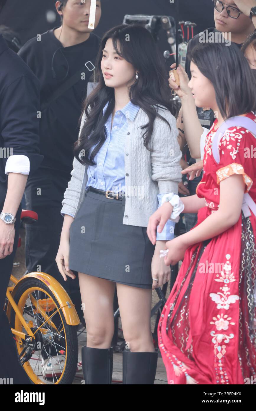 Chinese actress Lu Yuxiao appears in Shanghai, China, 30 May, 2025 Stock Photo - Alamy