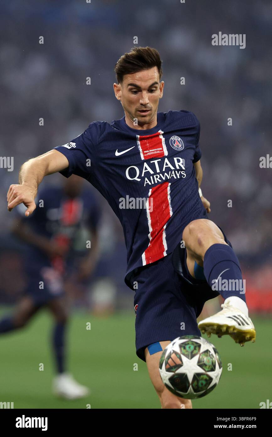 Munich, Germany May 31, 2025: Fabian Ruiz of PSG in action during 2024 ...