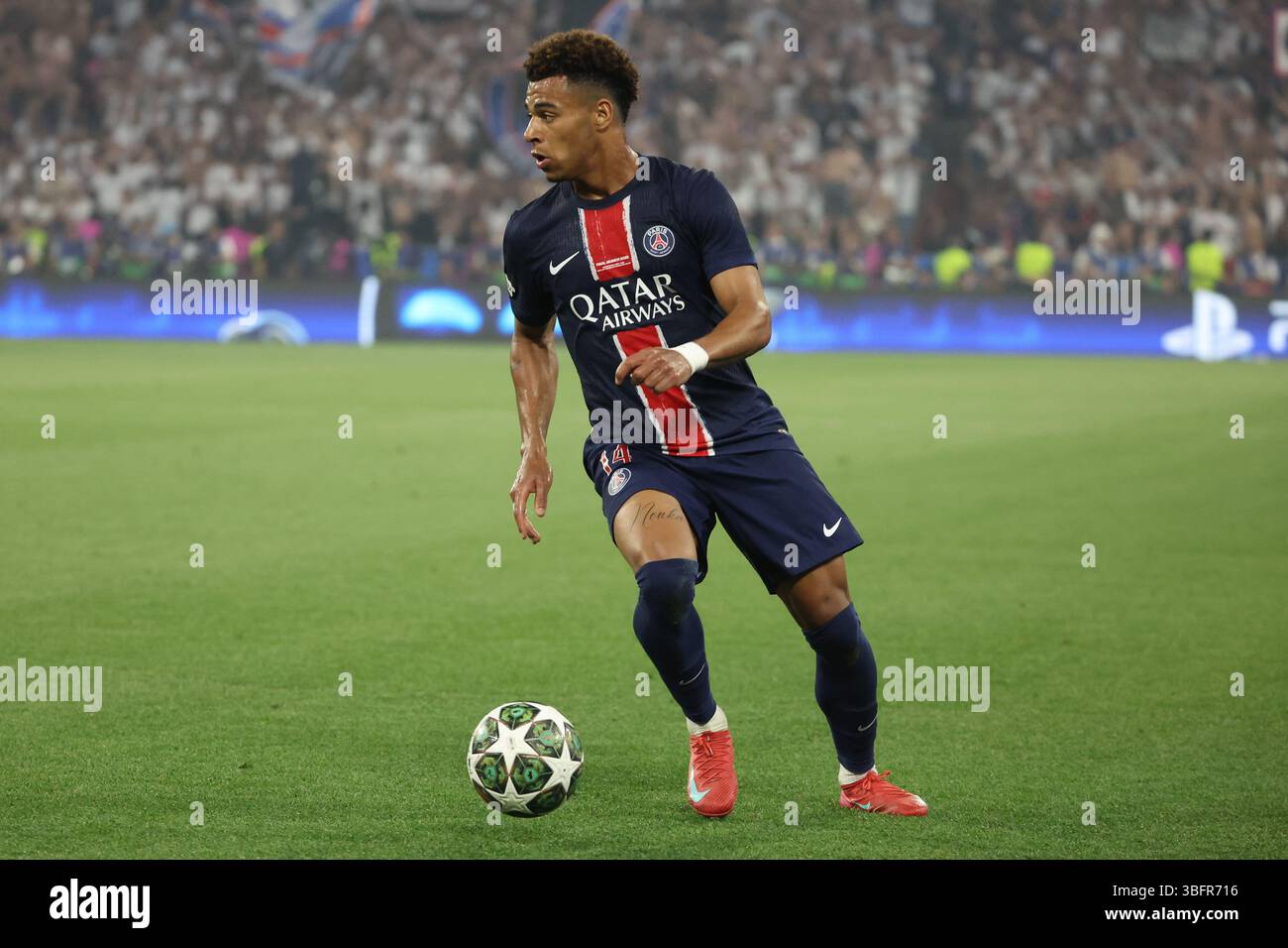 Munich, Germany May 31, 2025: Desire Doue of PSG in action during 2024 ...