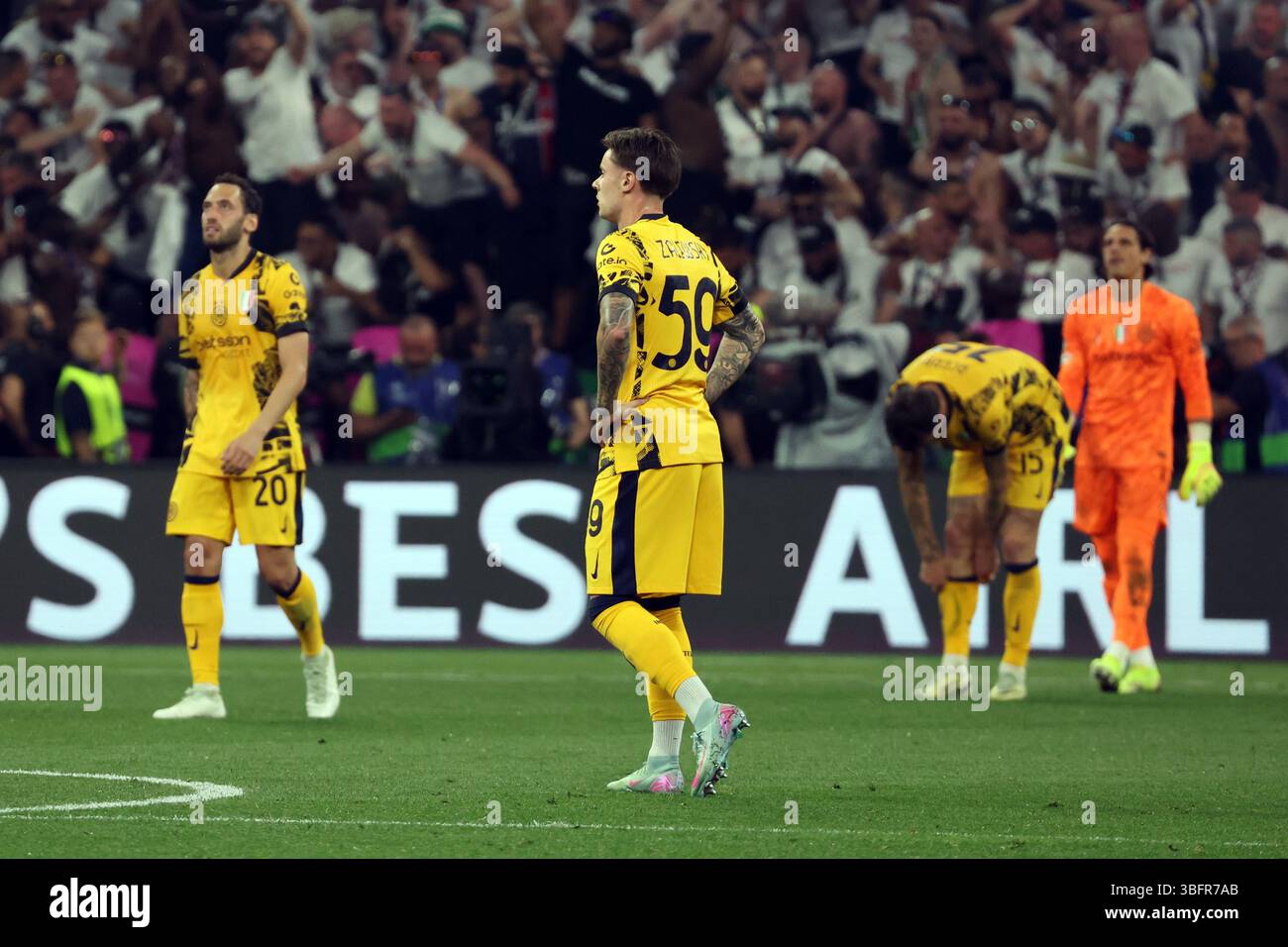 Munich, Germany May 31, 2025:Inter player’s disappointed during 2024 ...