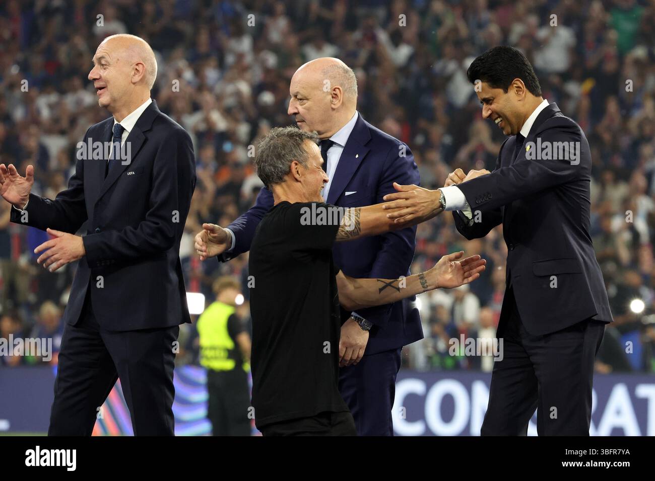 Munich, Germany May 31, 2025: Louis Enrique Coach manager of PSG ...