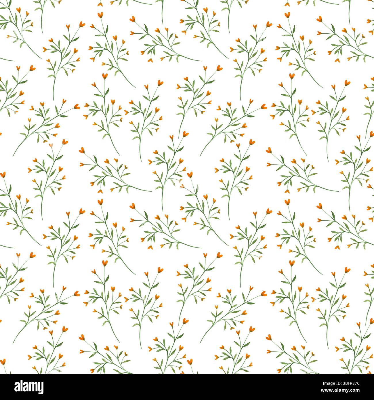 Summer watercolor seamless pattern hi-res stock photography and images ...