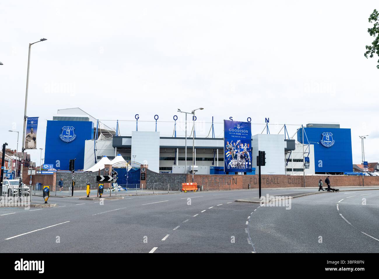 Goodison Park, which was home to Everton Football Club until the end of ...