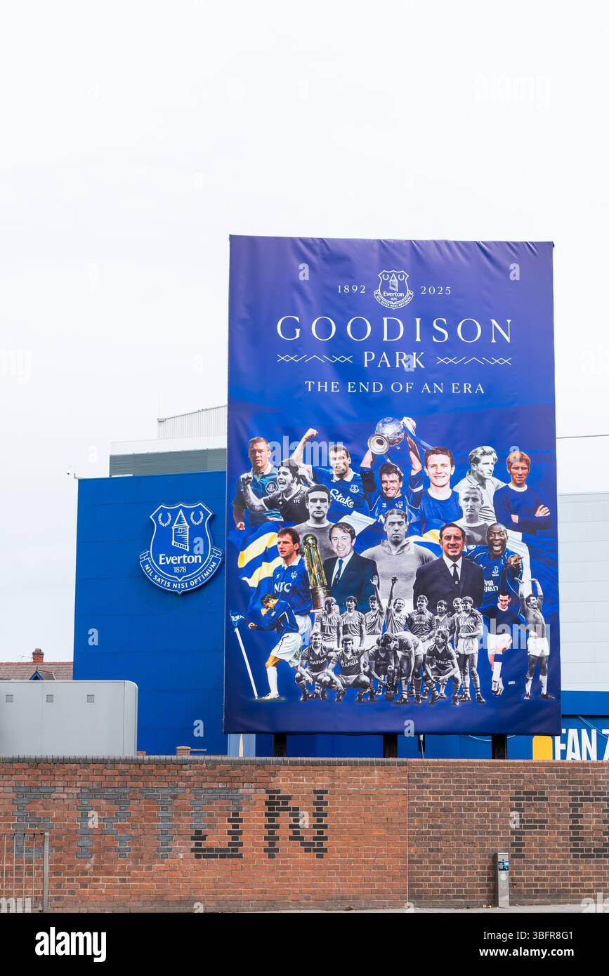 Goodison Park, which was home to Everton Football Club until the end of ...