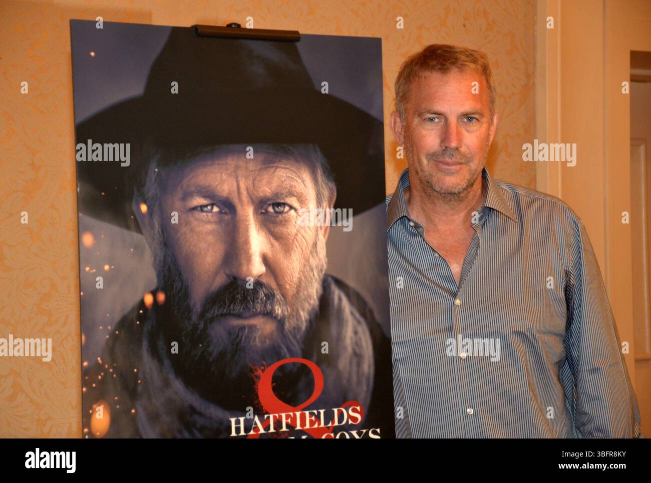 Kevin Costner at the press junket for 'Hatfields & McCoys' in Los ...