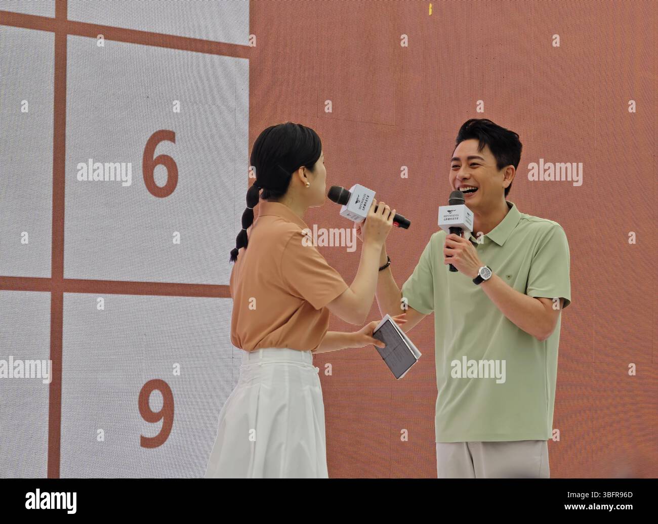 Hong Kong actor, singer, and entrepreneur Bosco Wong attends an ...