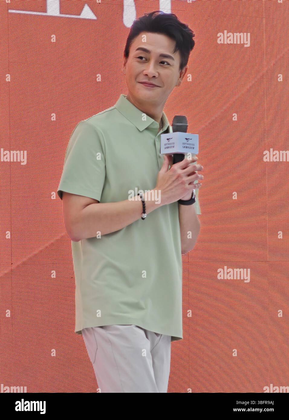 Hong Kong actor, singer, and entrepreneur Bosco Wong attends an ...