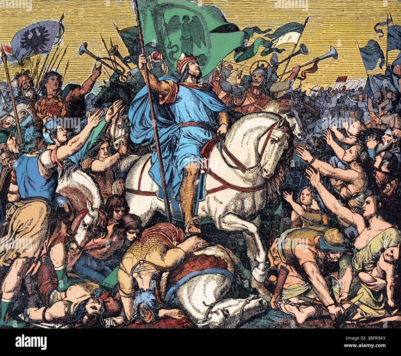 Henry the Fowler Proclaimed King of East Francia Stock Photo - Alamy