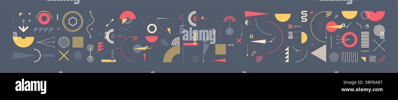 Art composition colour poster Stock Vector Images - Alamy