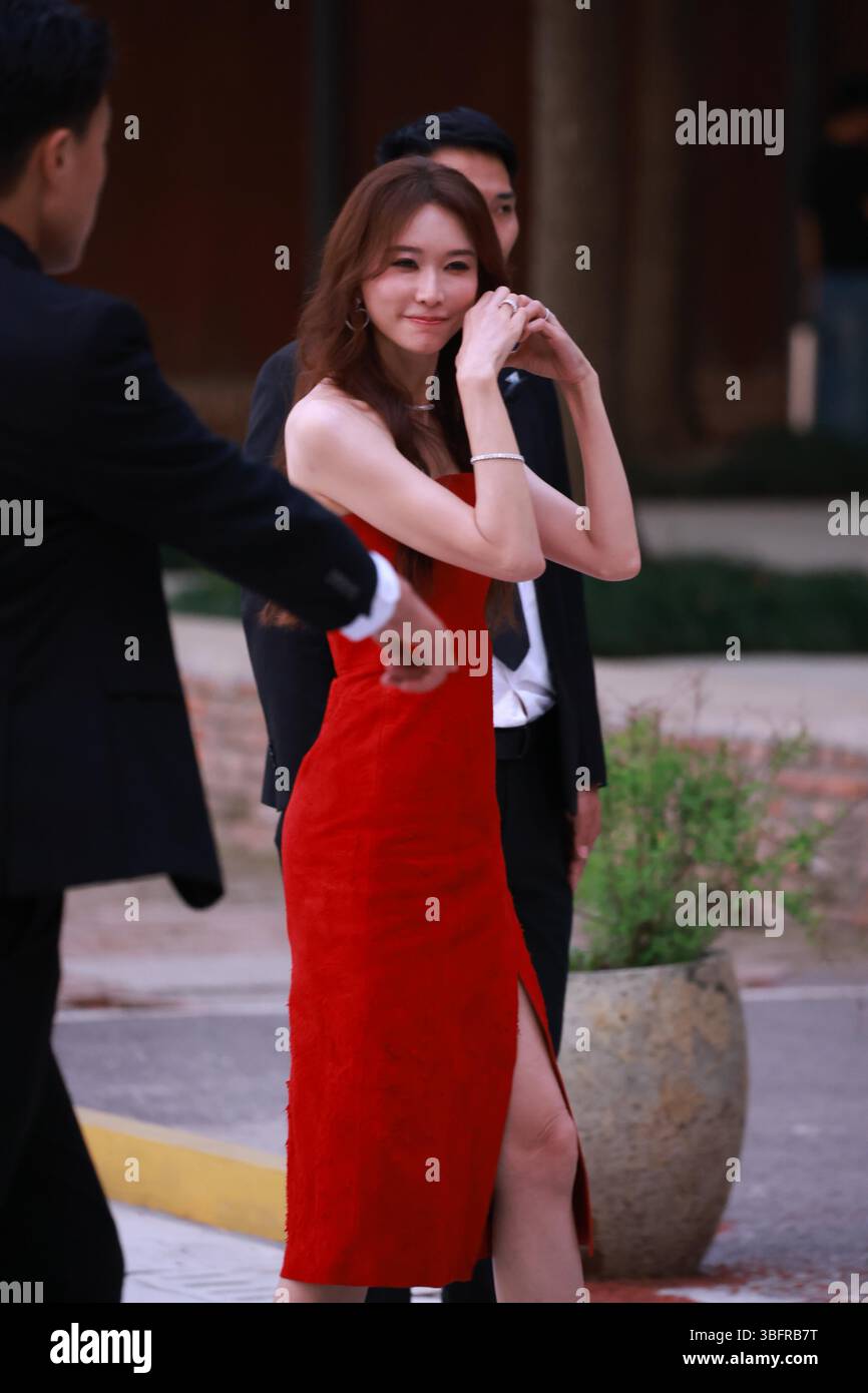 Taiwanese model, actress, singer and television host Lin Chi-ling ...