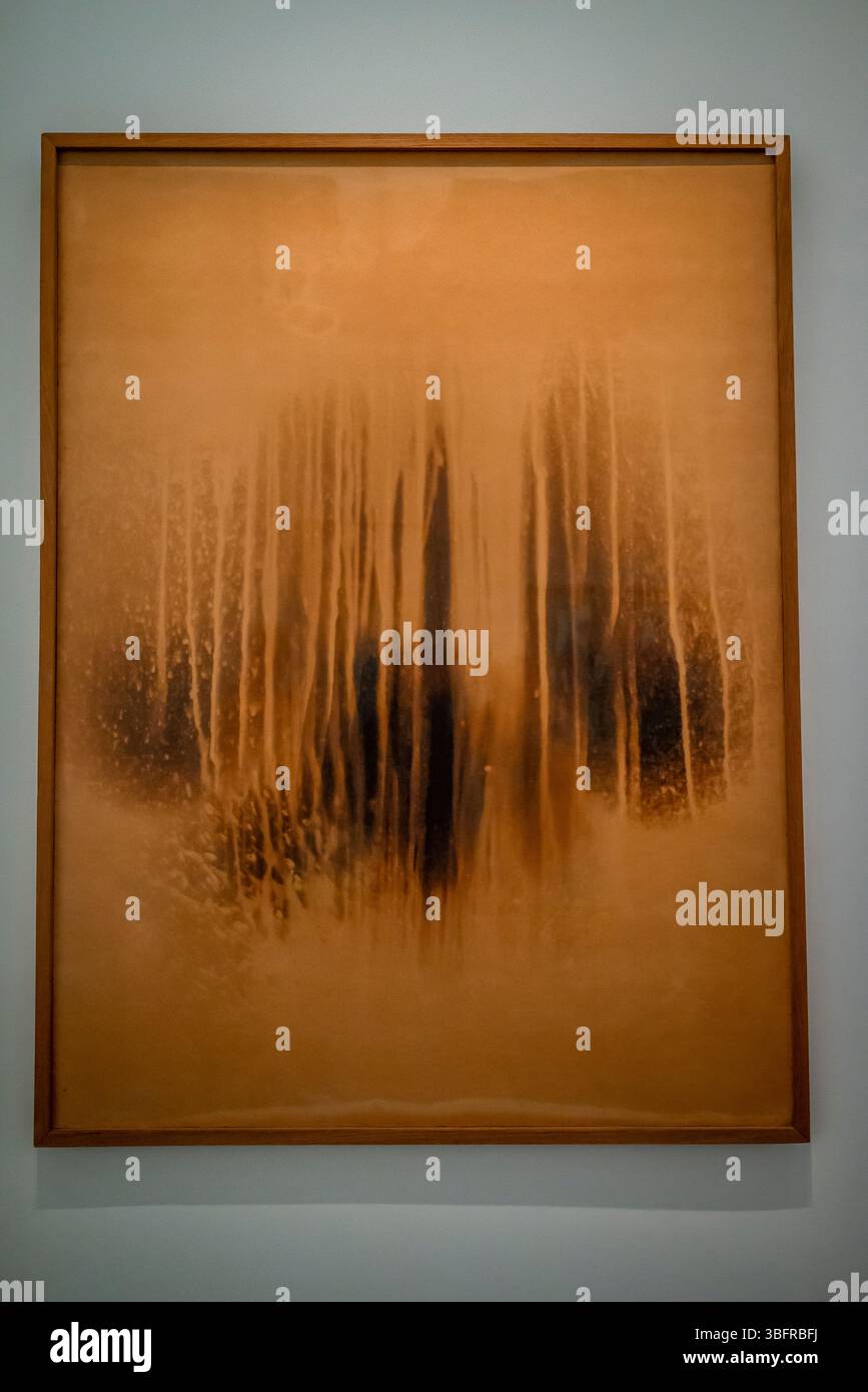 Yves Klein painting, 'Painting on Fire Without Title', 1962, Tous Léger ...