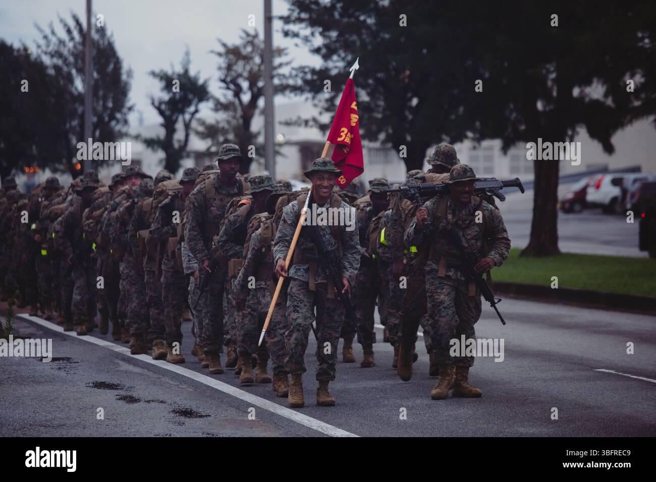 U.S. Marines with Headquarters and Service Company, 3d Maintenance ...