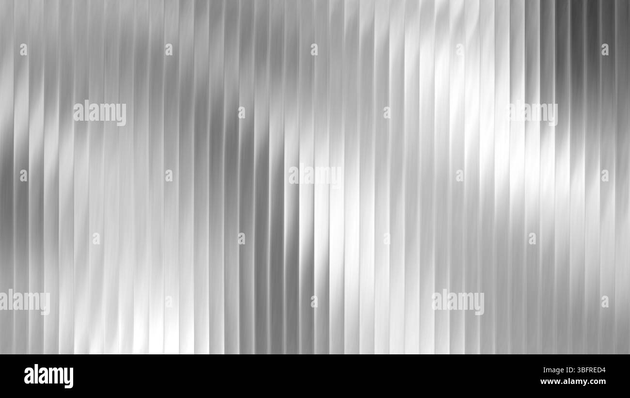 Ribbed metal glass with 3D texture effect and abstract fluted panel. Reeded polycarbonate with ...