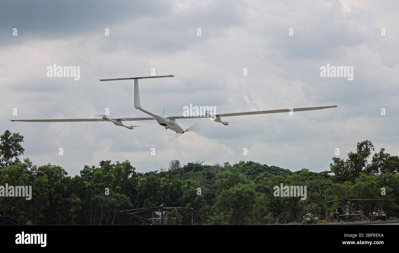 A U.S. Army K1000 drone assigned to 1st Multi-Domain Task Force, U.S ...