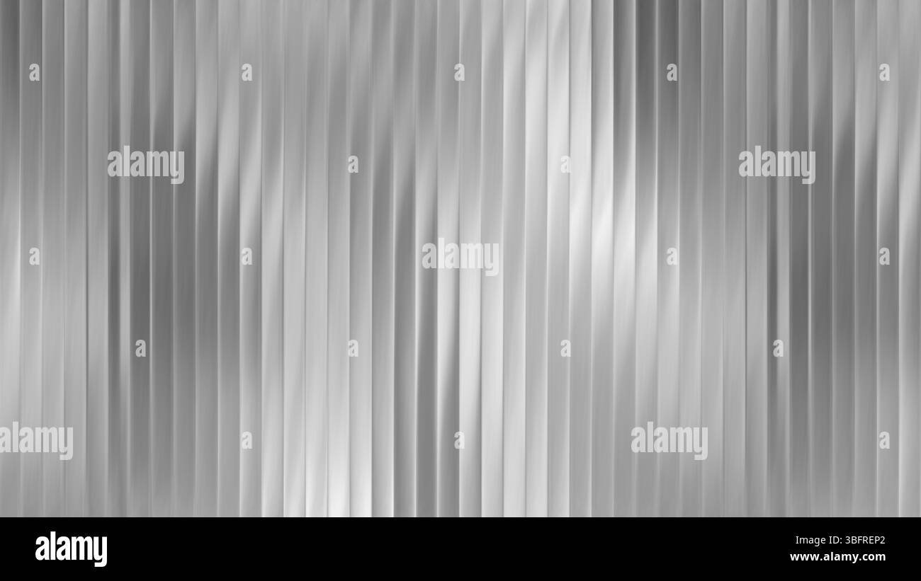 Ribbed metal glass background with silver gradient and striped texture ...