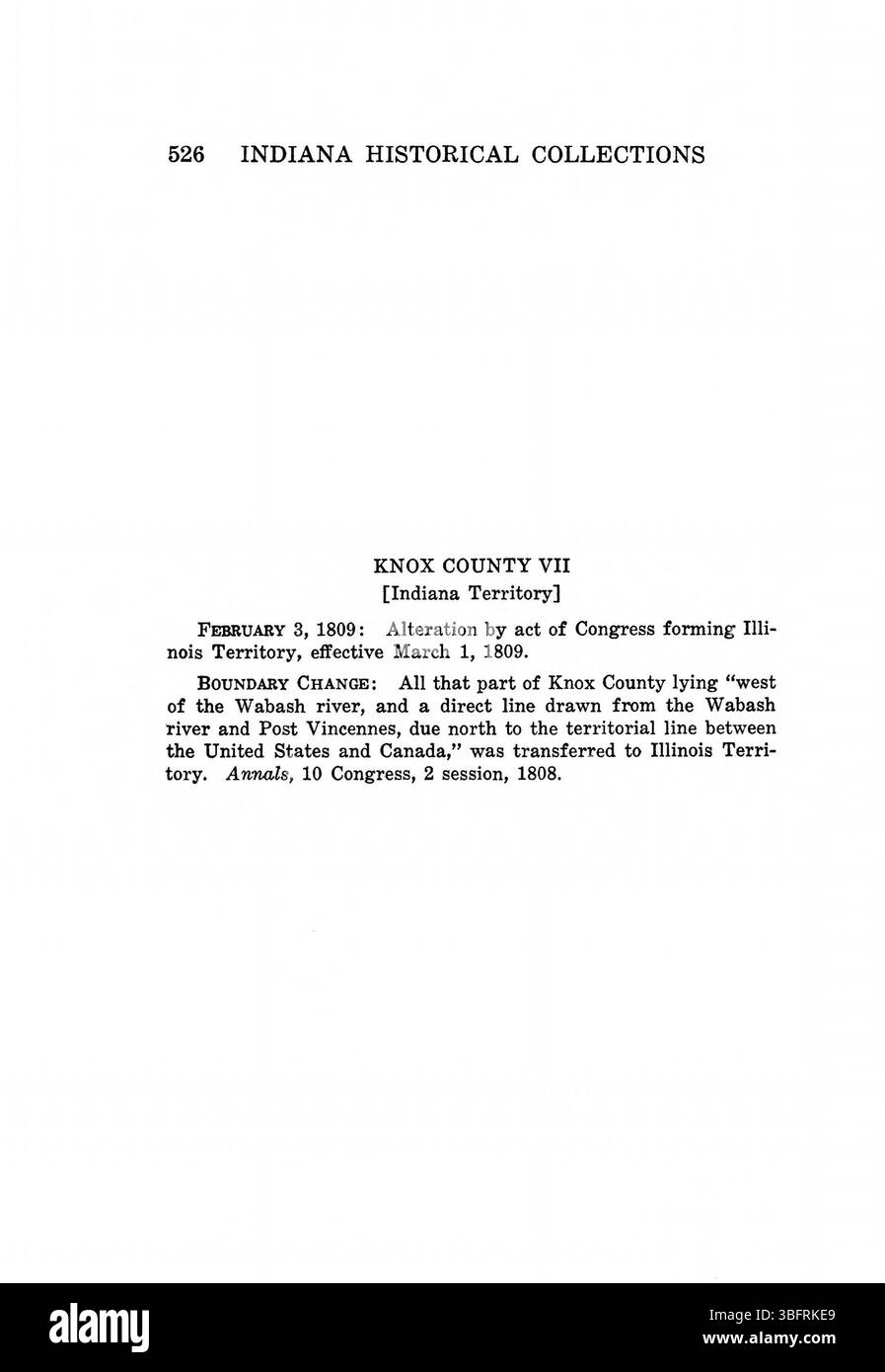 *Indiana Boundaries* (1967), reprinted by the Indiana Historical Bureau ...