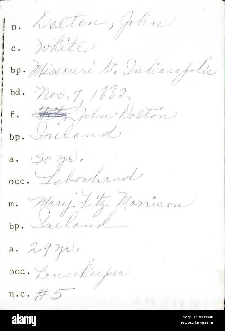 This record, dated between 1882 and 1907, includes birth returns from ...