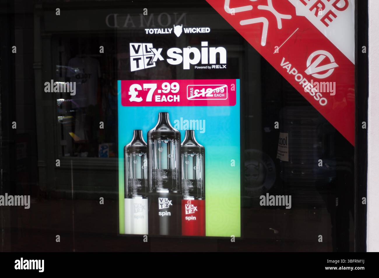 Windsor, Berkshire, UK. 3rd June, 2025. An advert in the window of a ...
