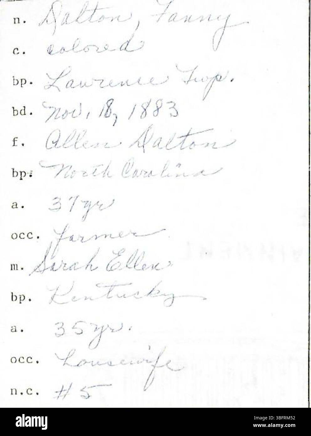 This record from 1882-1907 contains birth returns filed by doctors and ...