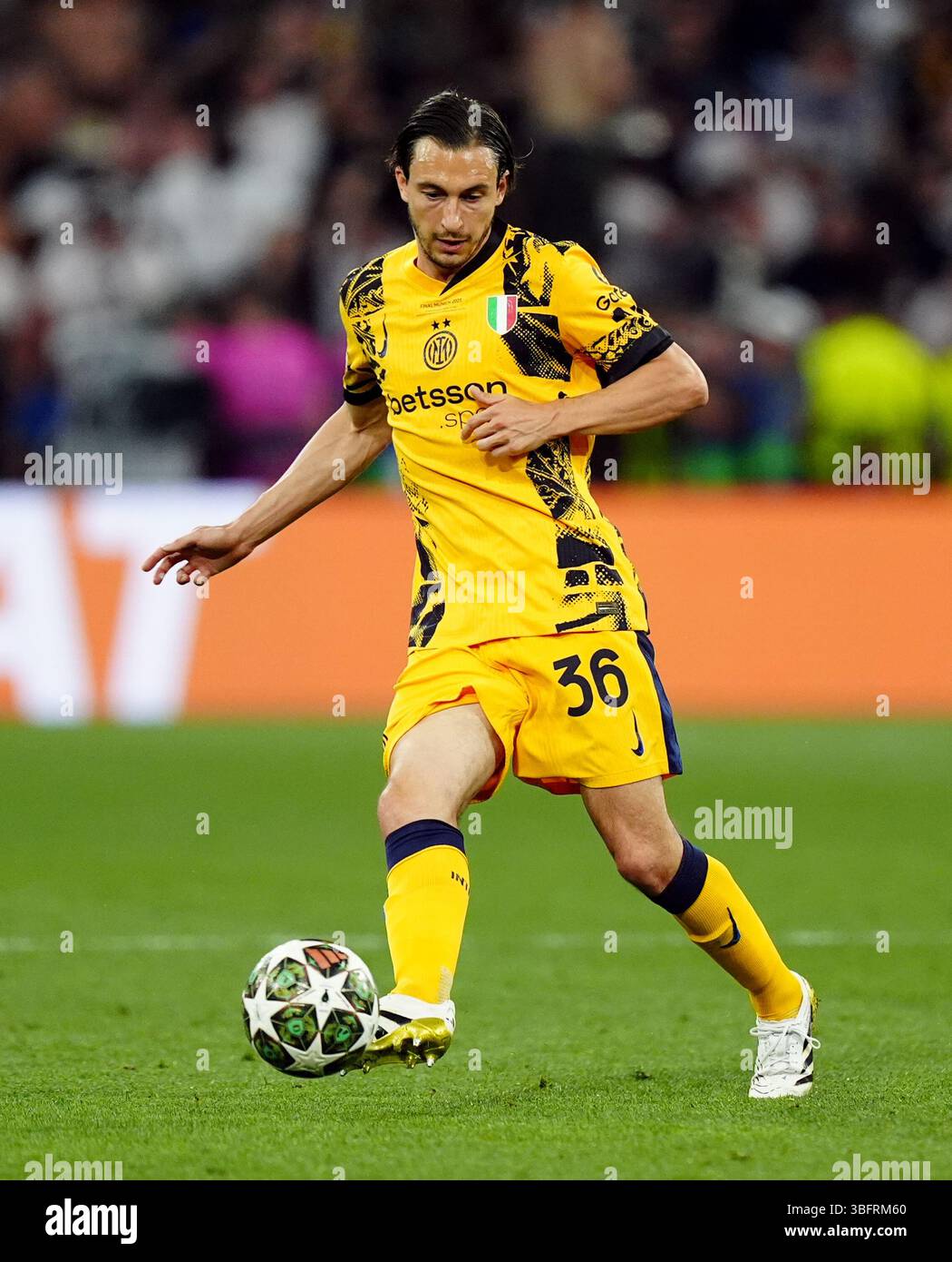 Inter Milan's Matteo Darmian during the UEFA Champions League final at ...