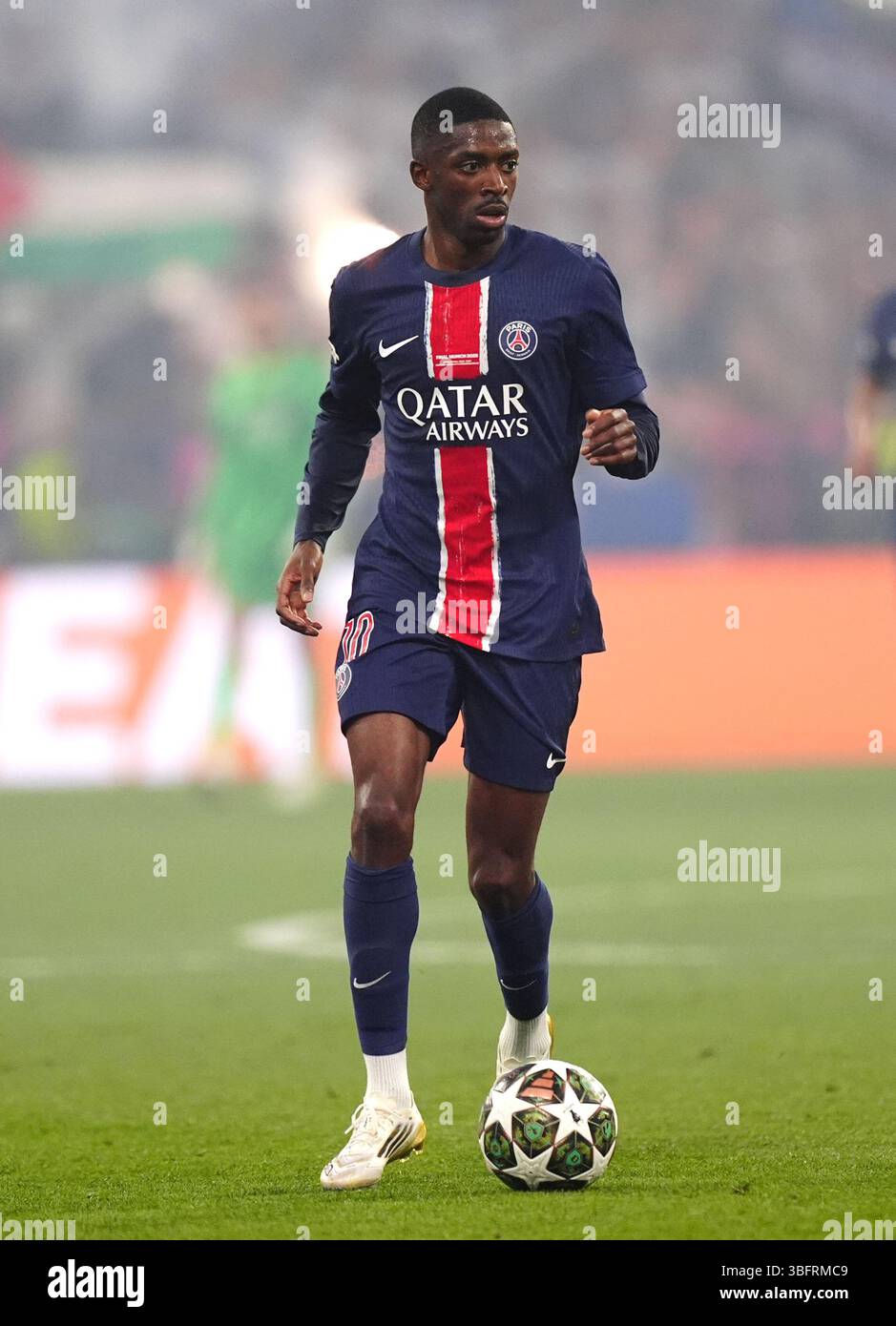 Paris Saint Germain's Ousmane Dembele during the UEFA Champions League ...