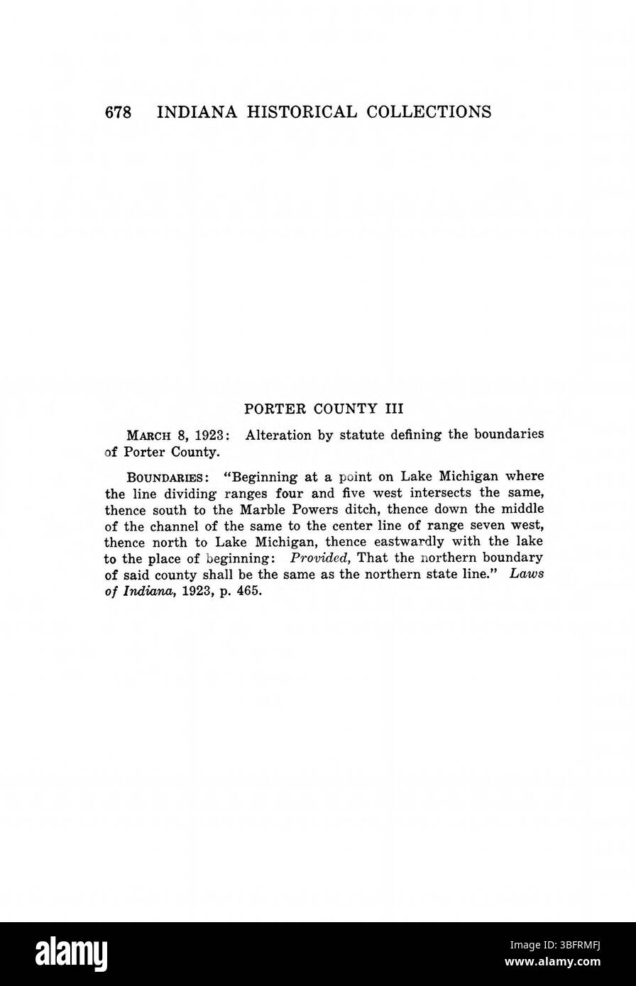 Page 694 of 'Indiana Boundaries' (1967) examines the historical ...