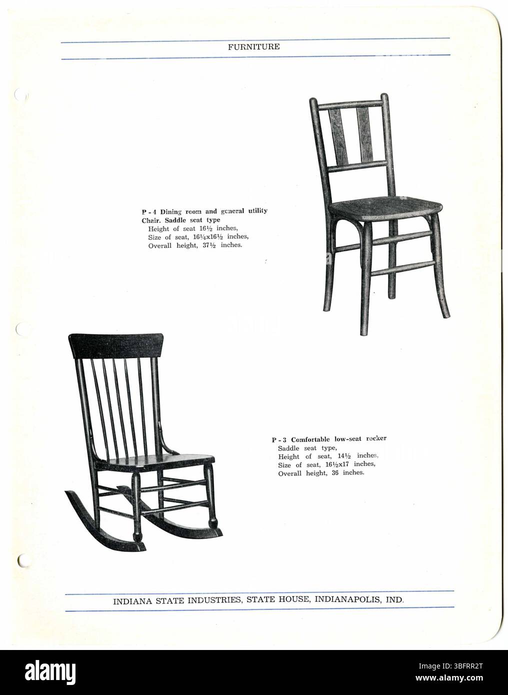 The 1937 edition of the Indiana Reformatory products catalog includes ...