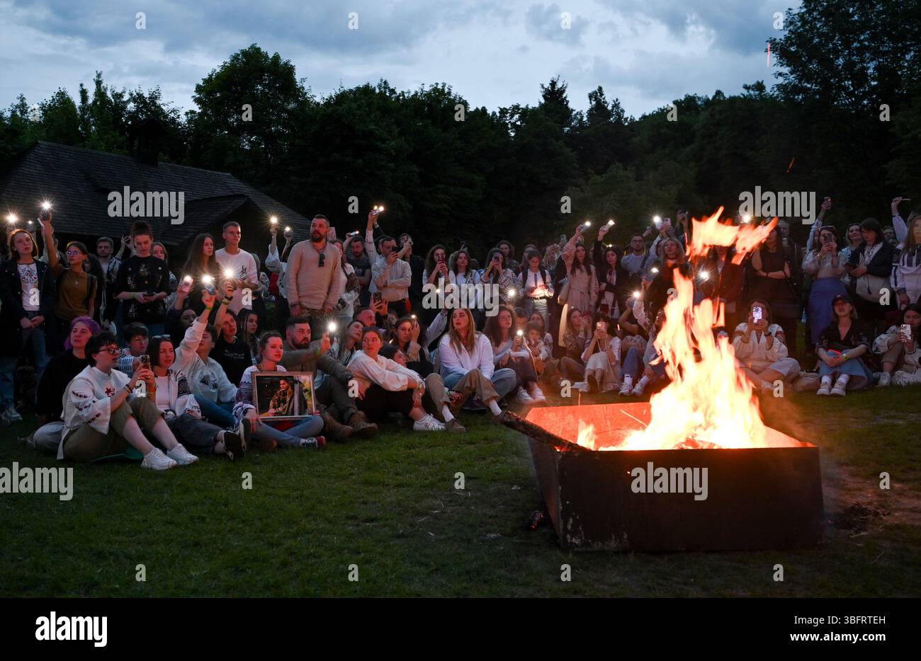 Visitors of the Chekafest festival in memory of the paramedic Iryna ...