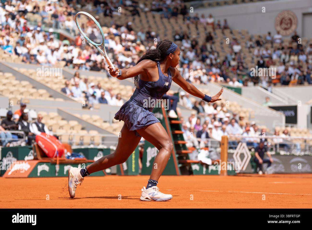 PARIS, FRANCE - JUNE 2: Coco Gauff of United States of America during ...