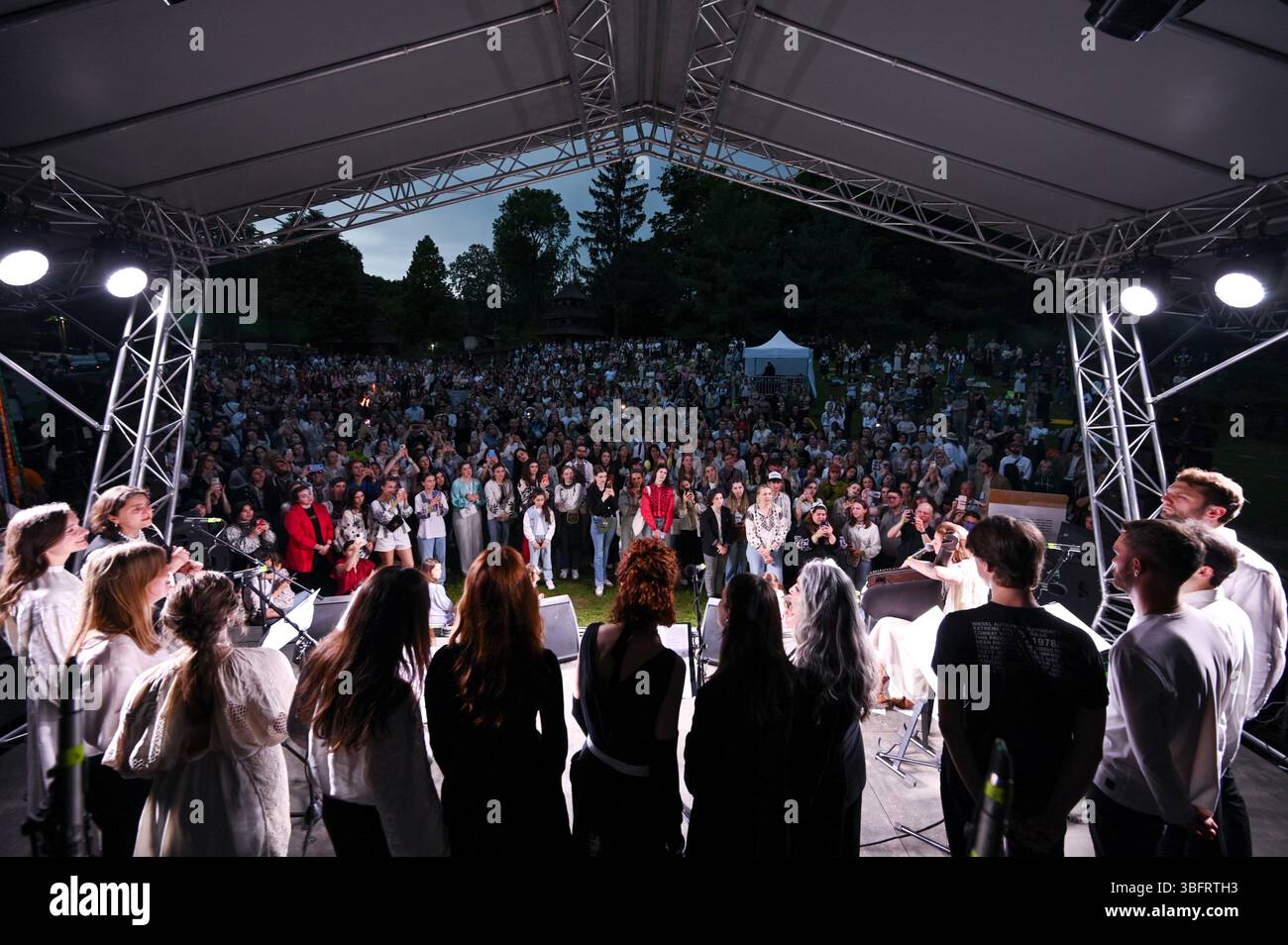 Visitors of the Chekafest festival in memory of the paramedic Iryna ...