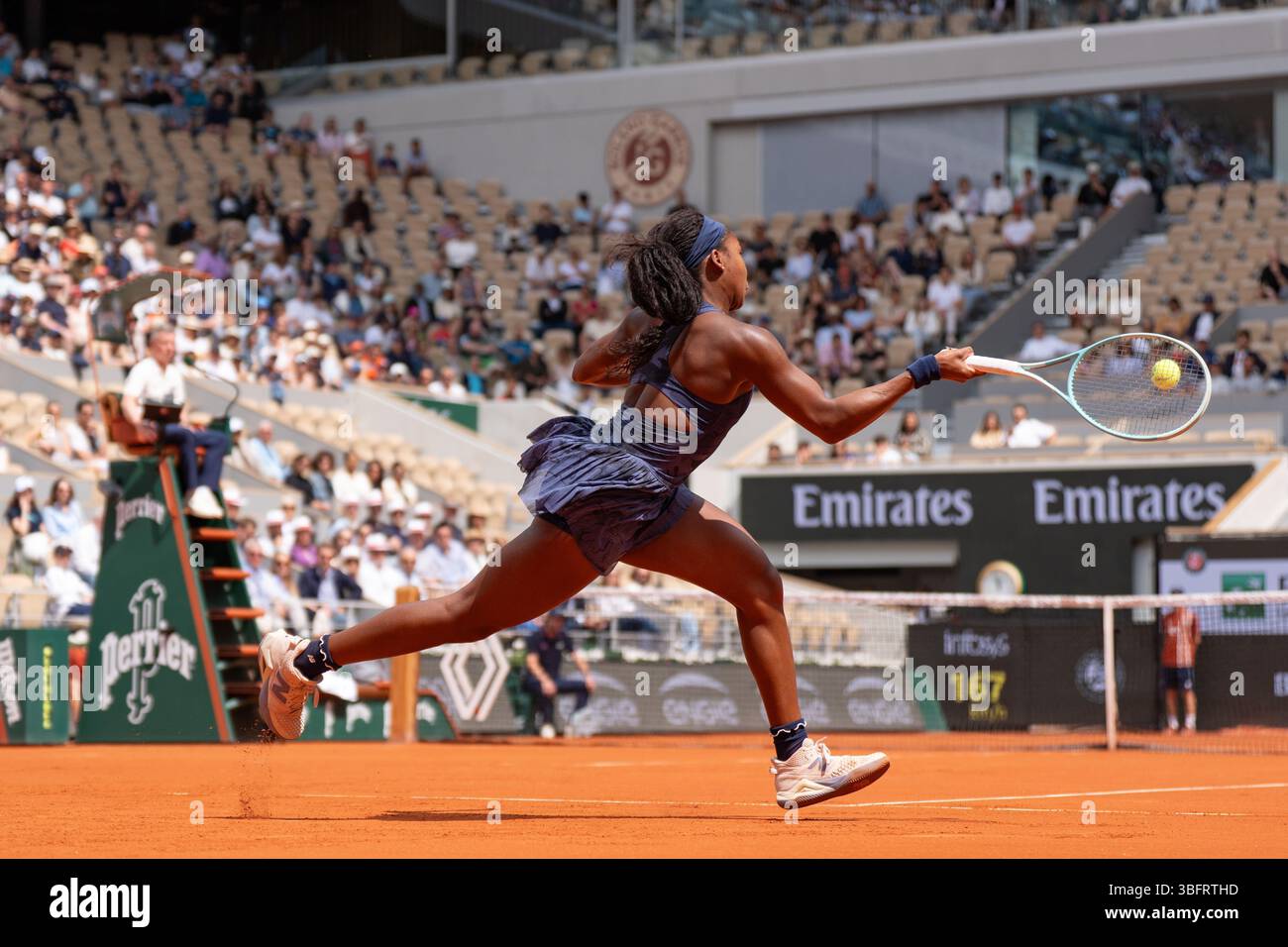 PARIS, FRANCE - JUNE 2: Coco Gauff of United States of America during ...