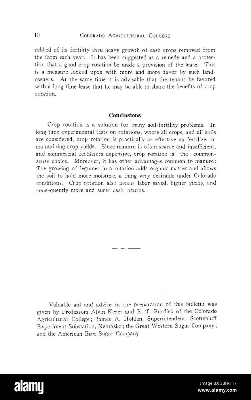 Page 10 of the 1926 agricultural guide discusses crop rotation ...