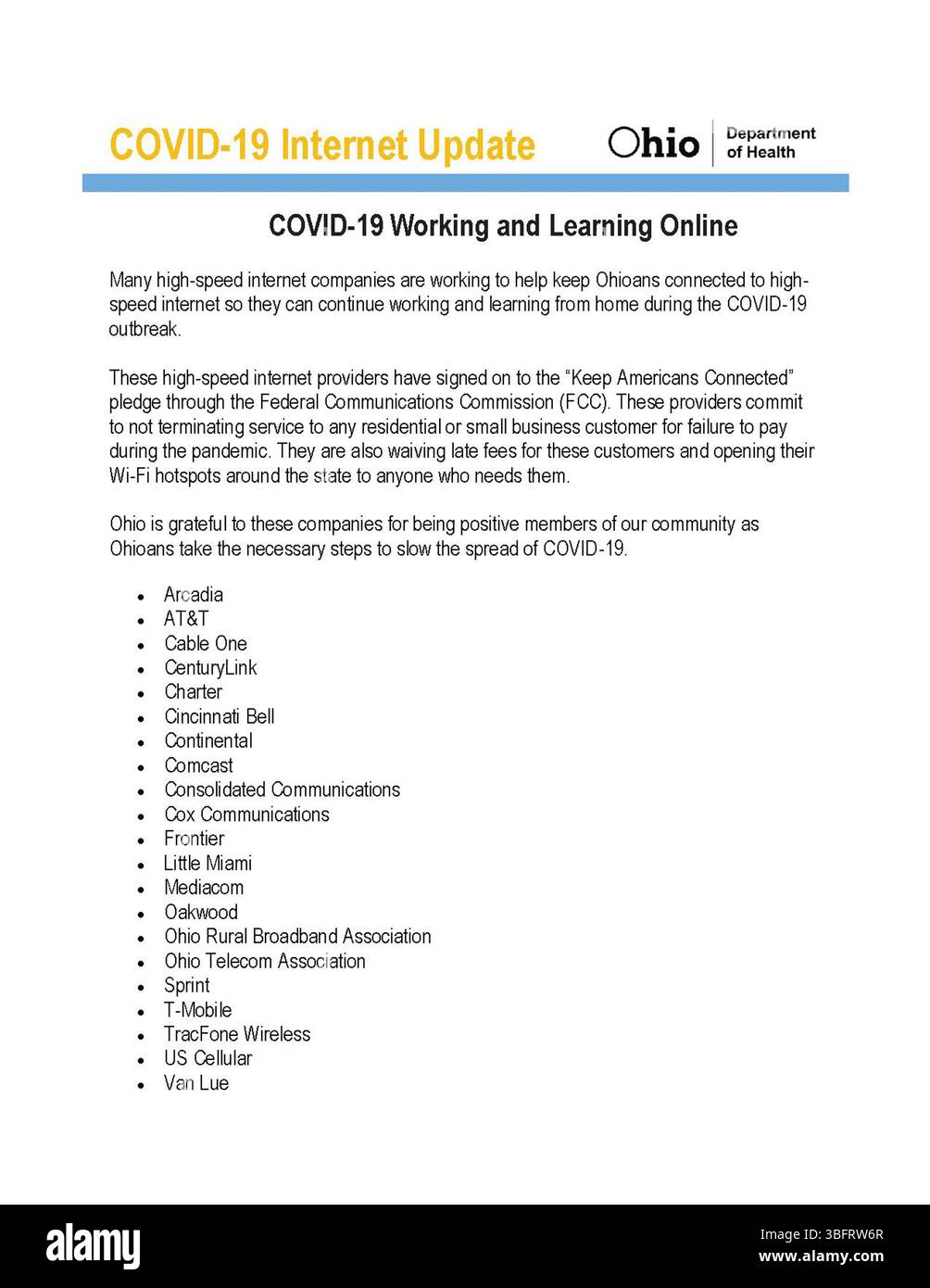 This document offers guidelines and resources for working and learning online during the COVID ...
