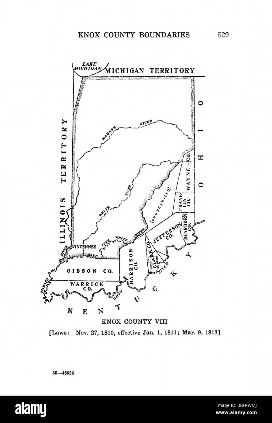 Indiana border history Black and White Stock Photos & Images - Alamy