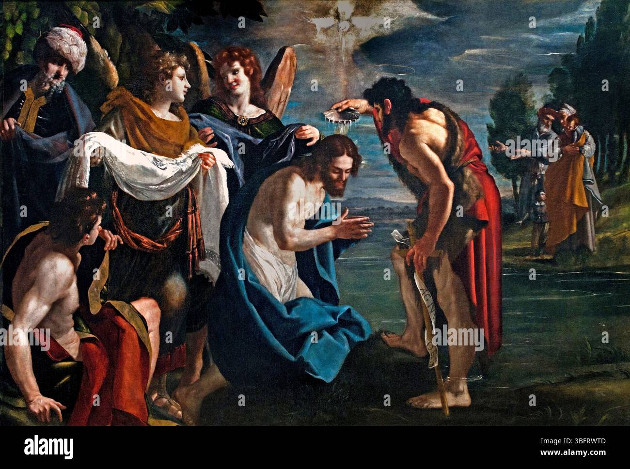 The Baptism of Christ by Emilio Savonanzi 1580-1660 Italy Italian Paris ...